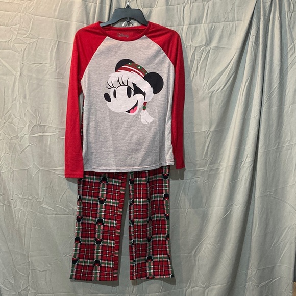 Disney | Intimates & Sleepwear | Disney Red And Gray Minnie Mouse ...